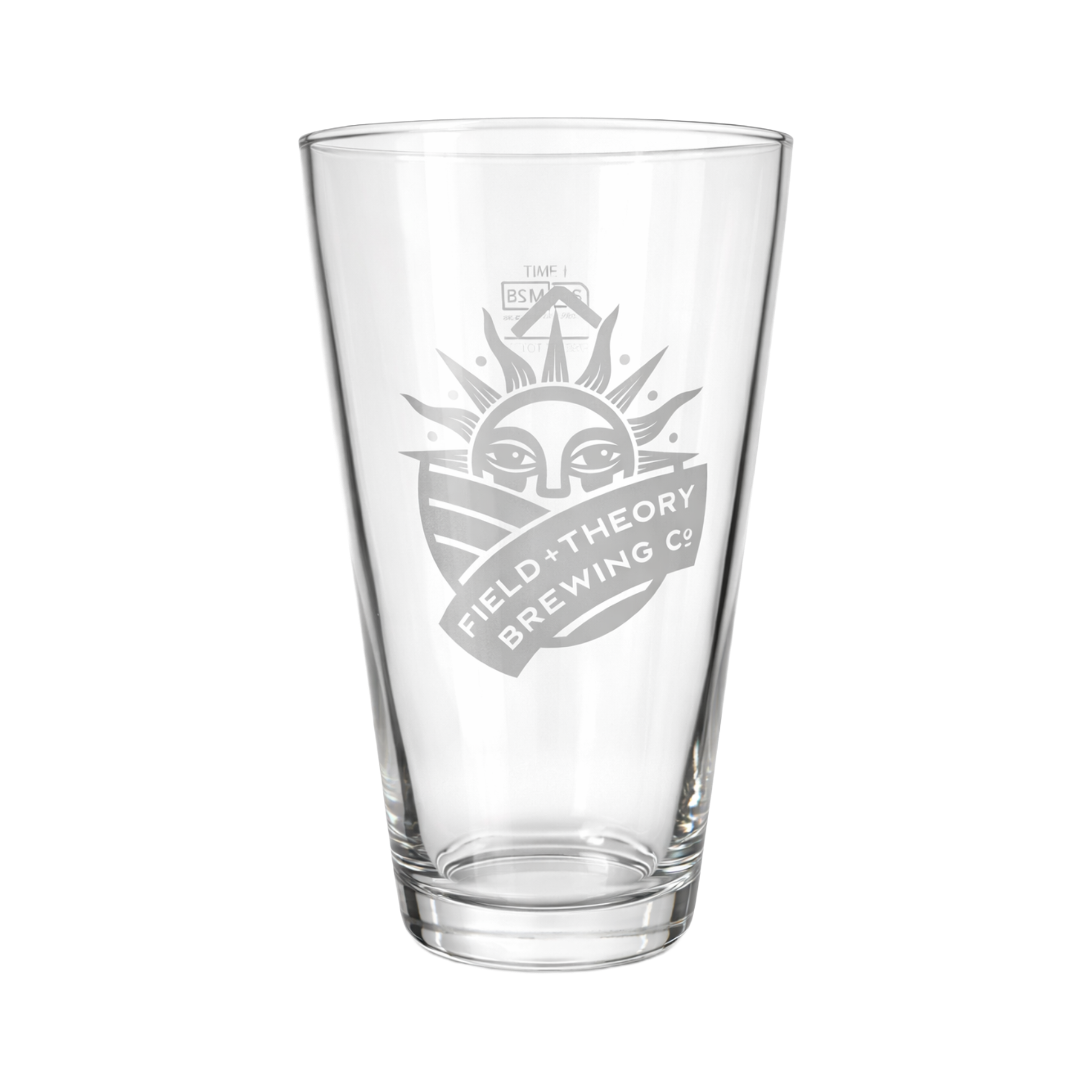Premium Conical Pint Glass | Field + Theory Brewing Co. – Field ...